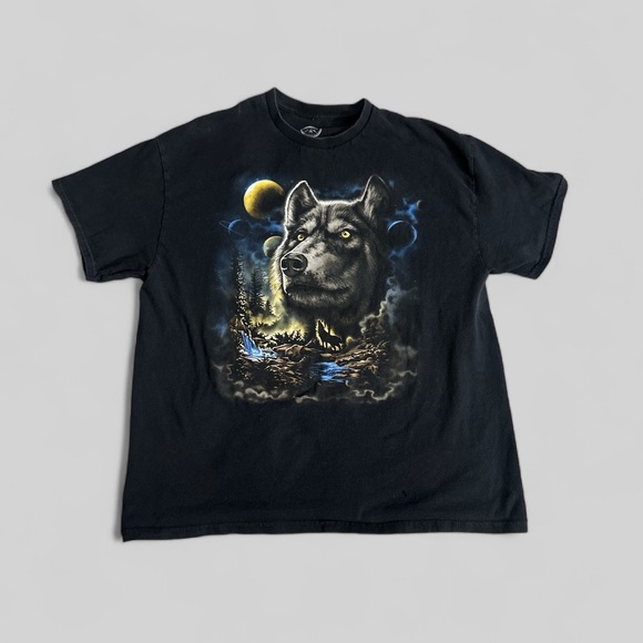 Shirts | Vintage Wolf Tee 9s Style | Poshmark